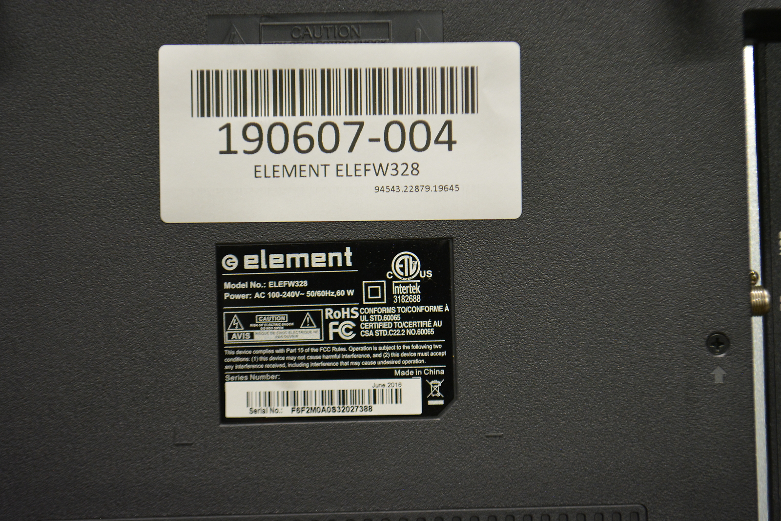ELEMENT ELEFW328 STAND WITH SCREWS ELEMENT ELEFW328 STAND WITH SCREWS ...