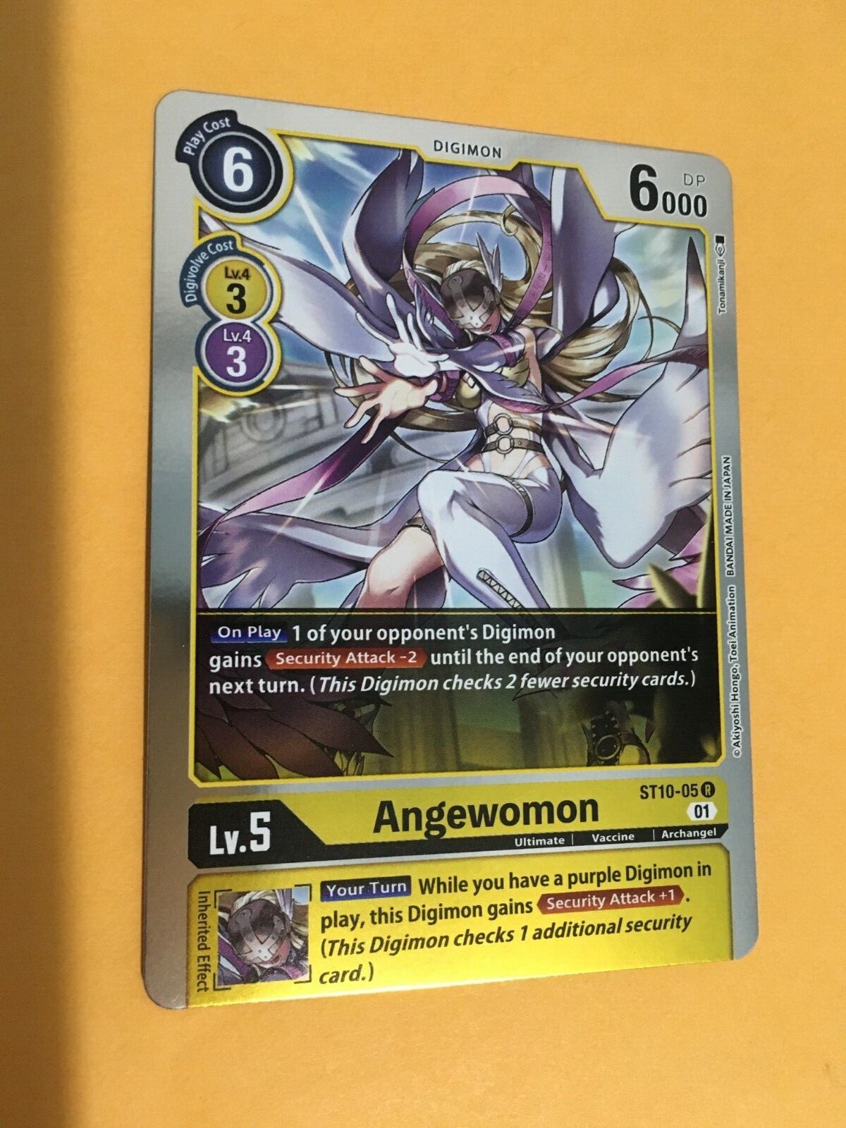 Angewomon ST10-05 R Digimon CCG | Starter Deck 10: Parallel World ...