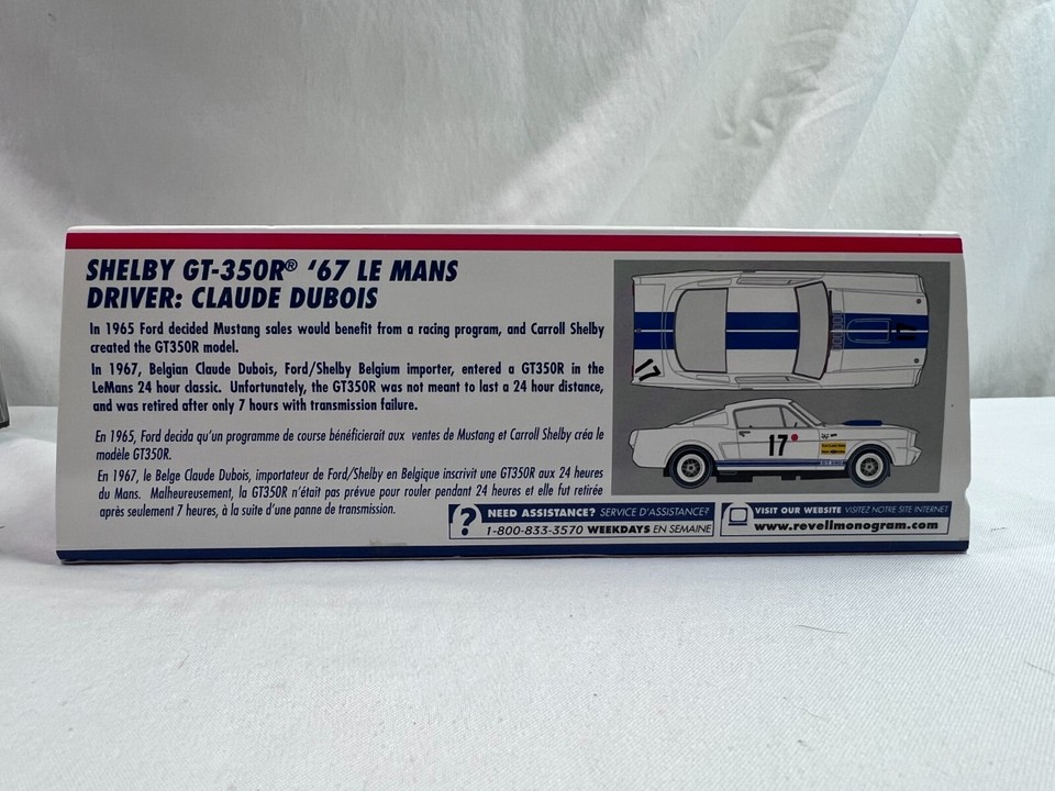 1/32 SLOT CAR MONOGRAM SHELBY GT-350R 1967 LEMANS CLAUDE DUBOIS | eBay
