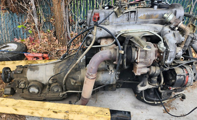 Mercedes-Benz OM617 Engine w/Turbo,Full Intake&Exhaust,Injector pump ...