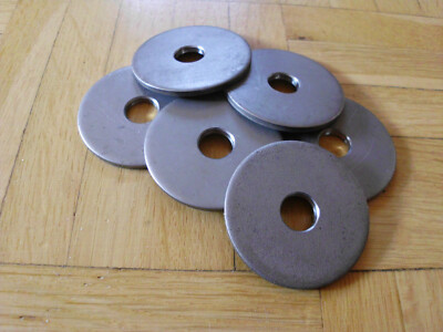 Große U-Scheiben 51/ 13/3mm Unterlegsch. VA Edelstahl Futterblech M12 ...