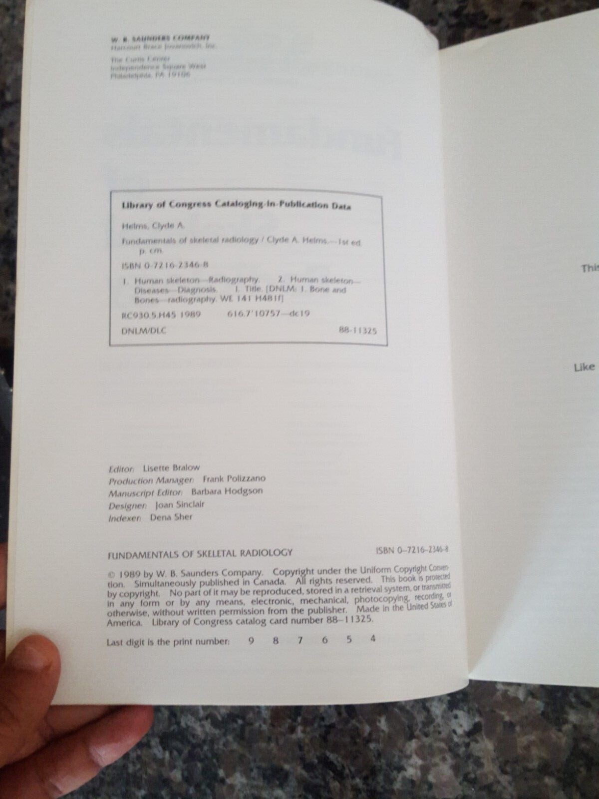 Fundamentals of Skeletal Radiology by Clyde A. Helms (1989, Hardcover ...