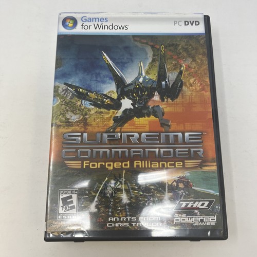 Supreme Commander Forged Alliance PC DVD Video Game 2007 Complete with ...