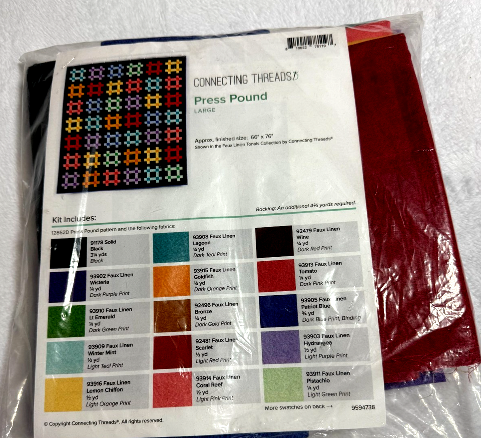 Press Pound quilt kit | eBay
