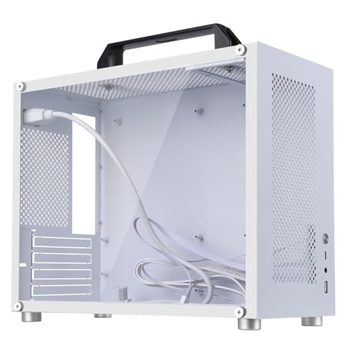 Micro ATX PC Case,Mini-Tower Tempered Glass Side Pannel Type with Black ...
