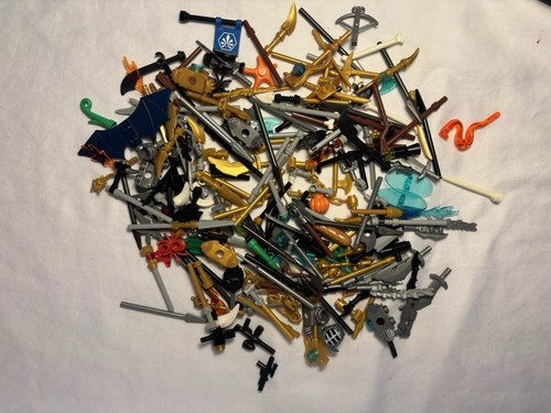 LEGO Weapons and Minifigure Accessories LOT: Ninjago, Chima, Star Wars ...