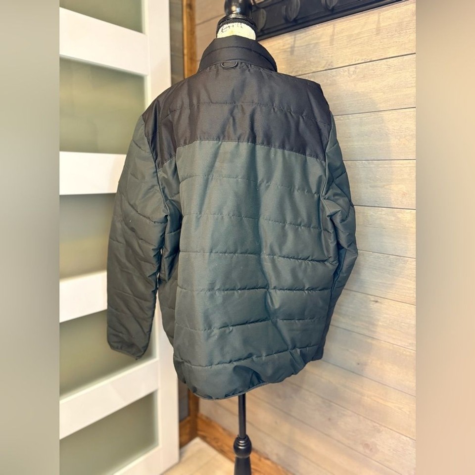 Gerry Weber Charcoal Puffer Jacket Unisex Zip Up Winter Coat XL Great ...