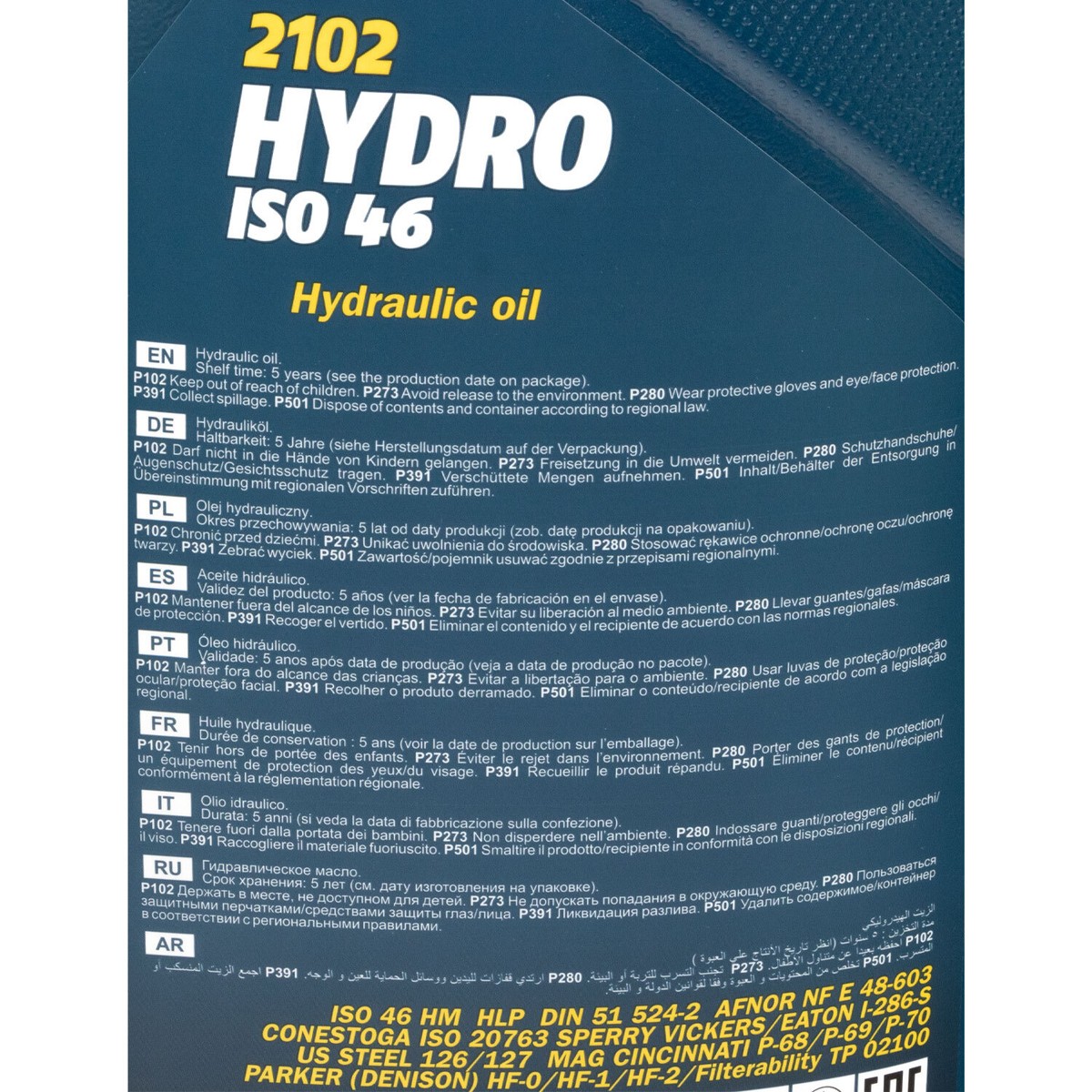 Gato Hidraulico Perfil Bajo 4 X 5 L ANNOL Hydro ISO VG 46 / Aceite ...