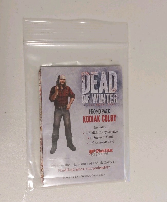 Dead of Winter Promo Pack Kodiak Colby Standee and Cards. NEW. | eBay