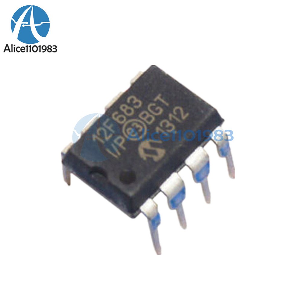 PIC12F683-I/P PIC12F683 DIP8 MICROCHIP IC MCU FLASH 2KX14 | eBay