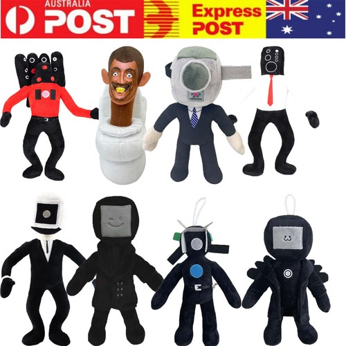 Skibidi-Toilet Plush Toy Cameraman TV Man Speaker Man Stuffed Doll Toy ...