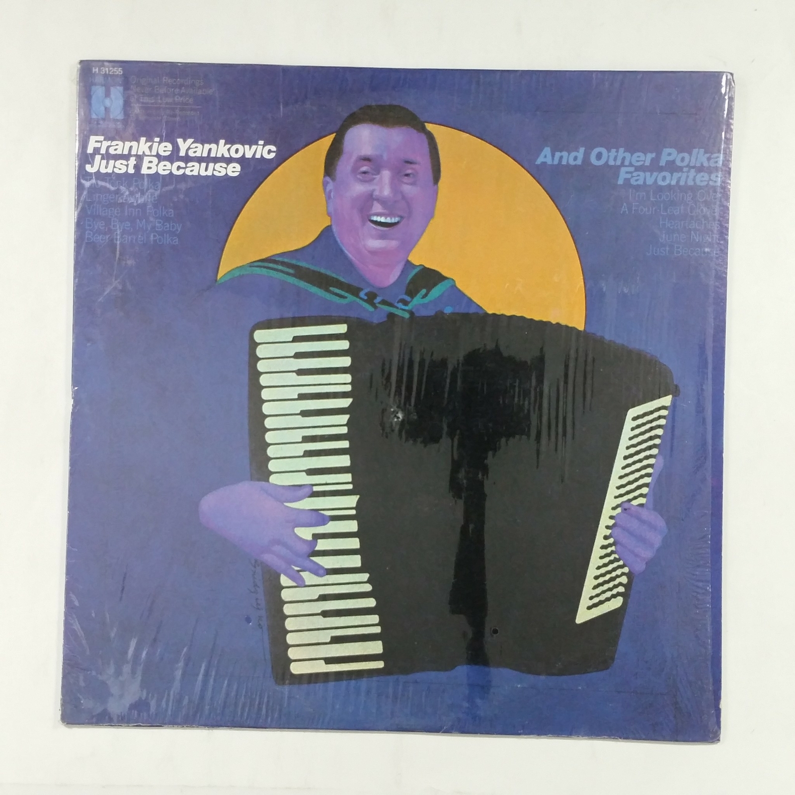 FRANKIE YANKOVIC Just Because/Polka Favorites H31255 LP Vinyl VG+ Cover ...