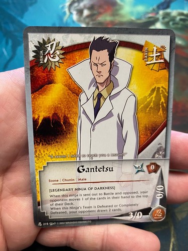 Naruto Card - 2002 Gantetsu 215 - Shonen Jump Dream Legacy Anime Vtg | eBay