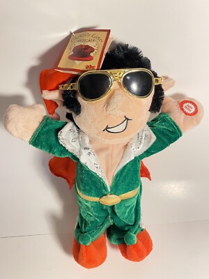 PBC Chantilly Lane Christmas Musical Elvis Presley Animated Plush very ...