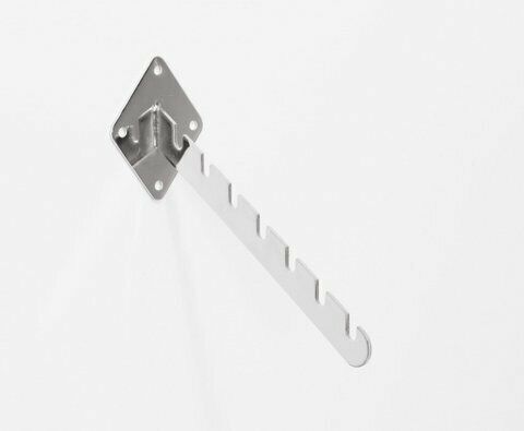 Heavy Duty Wall Mounted arms, wall fixing, notch arms J-hooks for ...