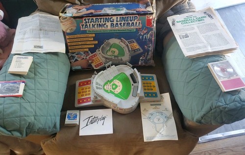 1988 PARKER BROTHERS STARTING LINEUP TALKING BASEBALL ELECTRONIC GAME ...