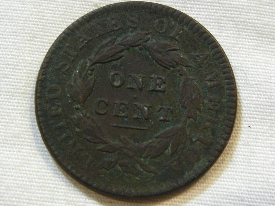 1834 coronet head braided hair large cent copper coin | eBay