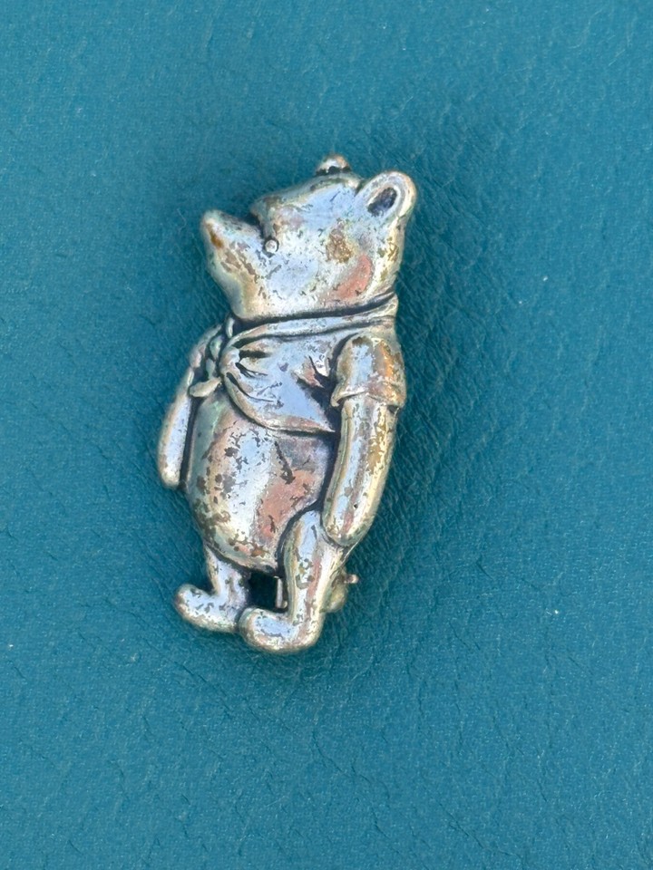 Vintage Disney Articulated Legs Eeyore + Winnie the Pooh brooch Pin ...