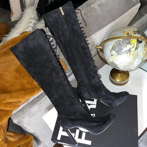 Jimmy Choo Women's Size 38 Desiree Cashmere Suede Lace Up Boot NIB ...