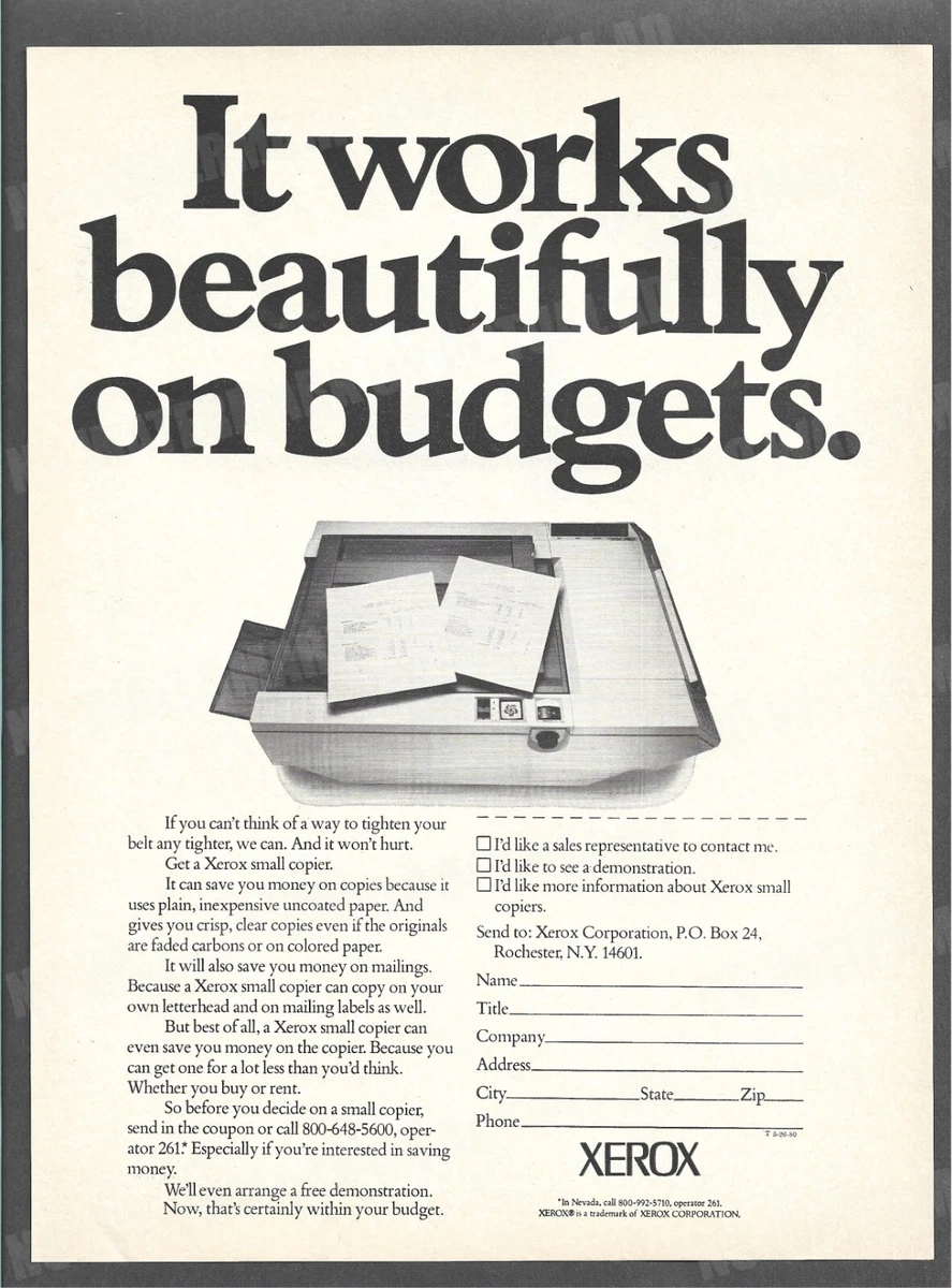 Xerox Ad