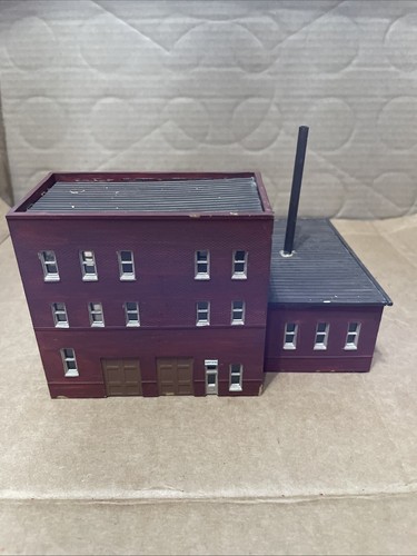 HO Scale Industrial Building - Detailed Brick Factory - See Photos ! | eBay
