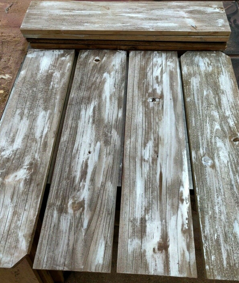8 Reclaimed Wide Cedar Wood Boards Rustic Barn Style Lumber Crafts 22 ...