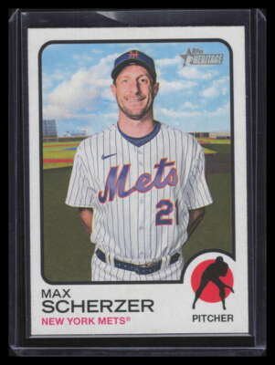 2022 Topps Heritage Team Color Swap Variations 641 Max Scherzer SP | eBay
