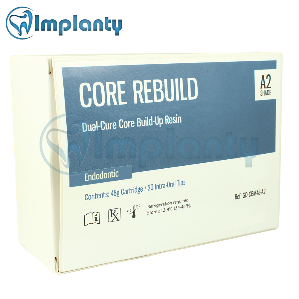 Dental Dual Cure Core Build-Up Resin Material 48g Restoration A2 Shade ...