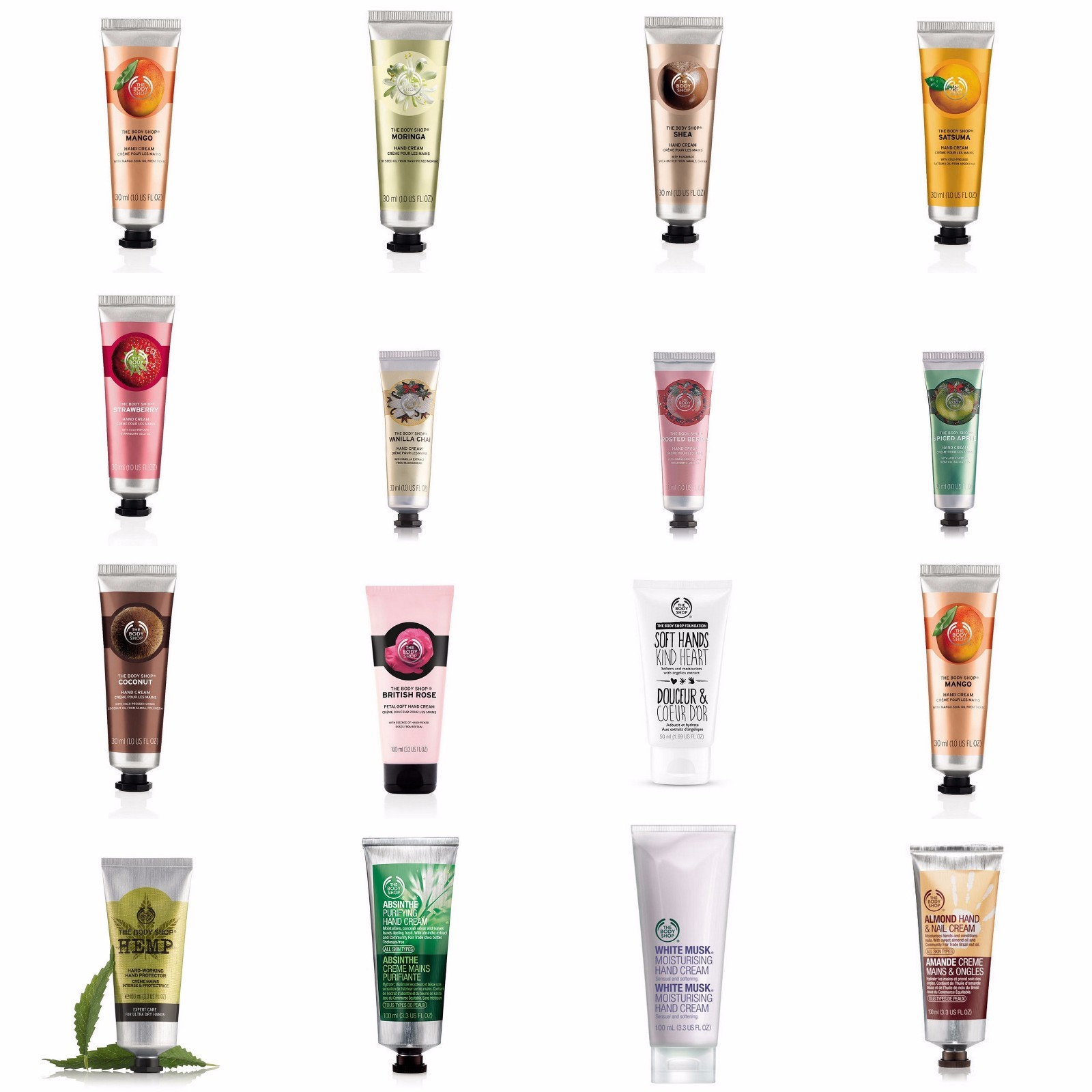 Body Shop | Full Range | HAND Moisturiser Creams | Intense Hydration ...