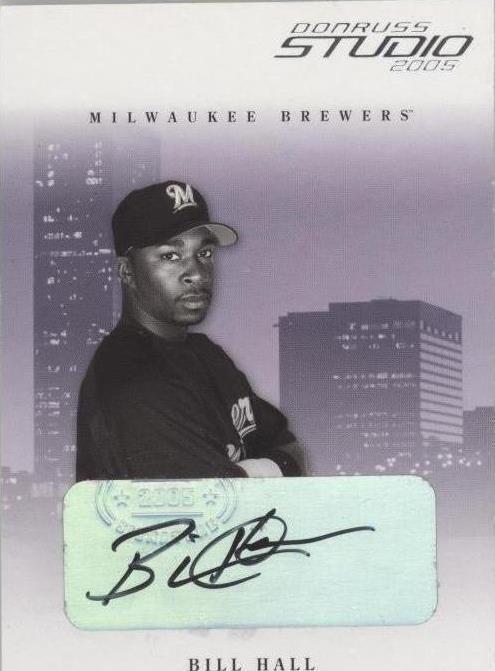 2005 Donruss Studio - Bill Hall #161 Autographs (AU) for sale online | eBay