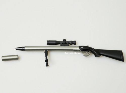 Novelty Gun Pen Collectable Rifle Shaped Ink Pen Man Cave Office ...