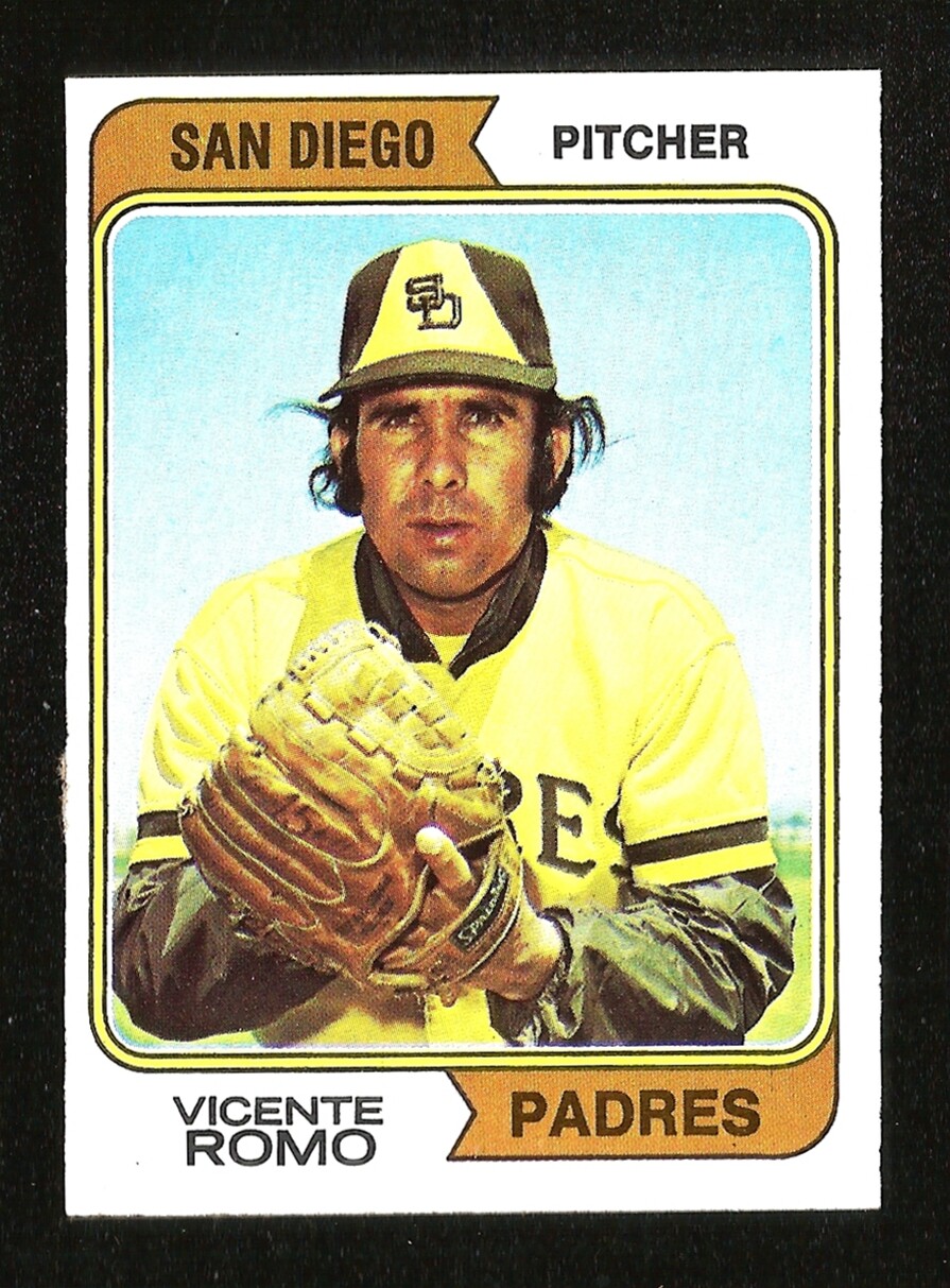 1974 Topps SET BREAK #197 VICENTE ROMO SAN DIEGO PADRES (001) | eBay