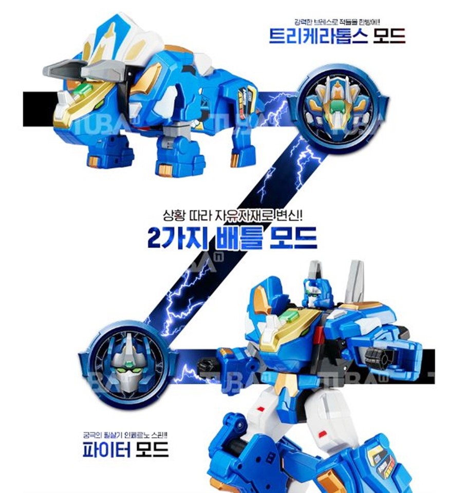 Dino Core 4 EVOLUTION Mega D-Fighter TRI Dinosaur Transformer Robot ...
