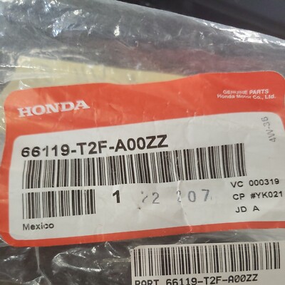 Support, Rear Bumper Face - Honda (66119-T2F-A00ZZ) | eBay