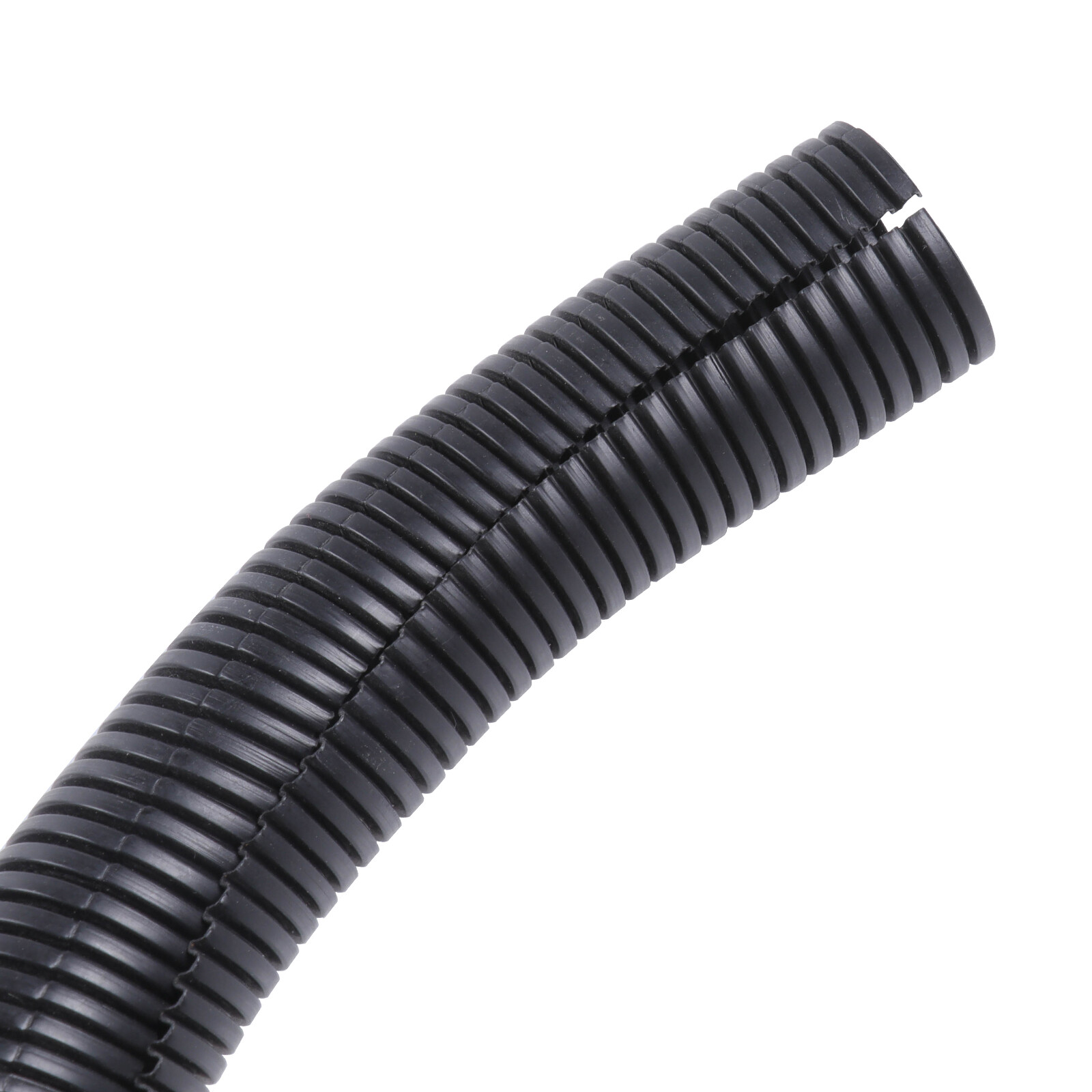 Ribbed Finish Split Wire Tube Flexible Conduit Auto Electrical Cable ...