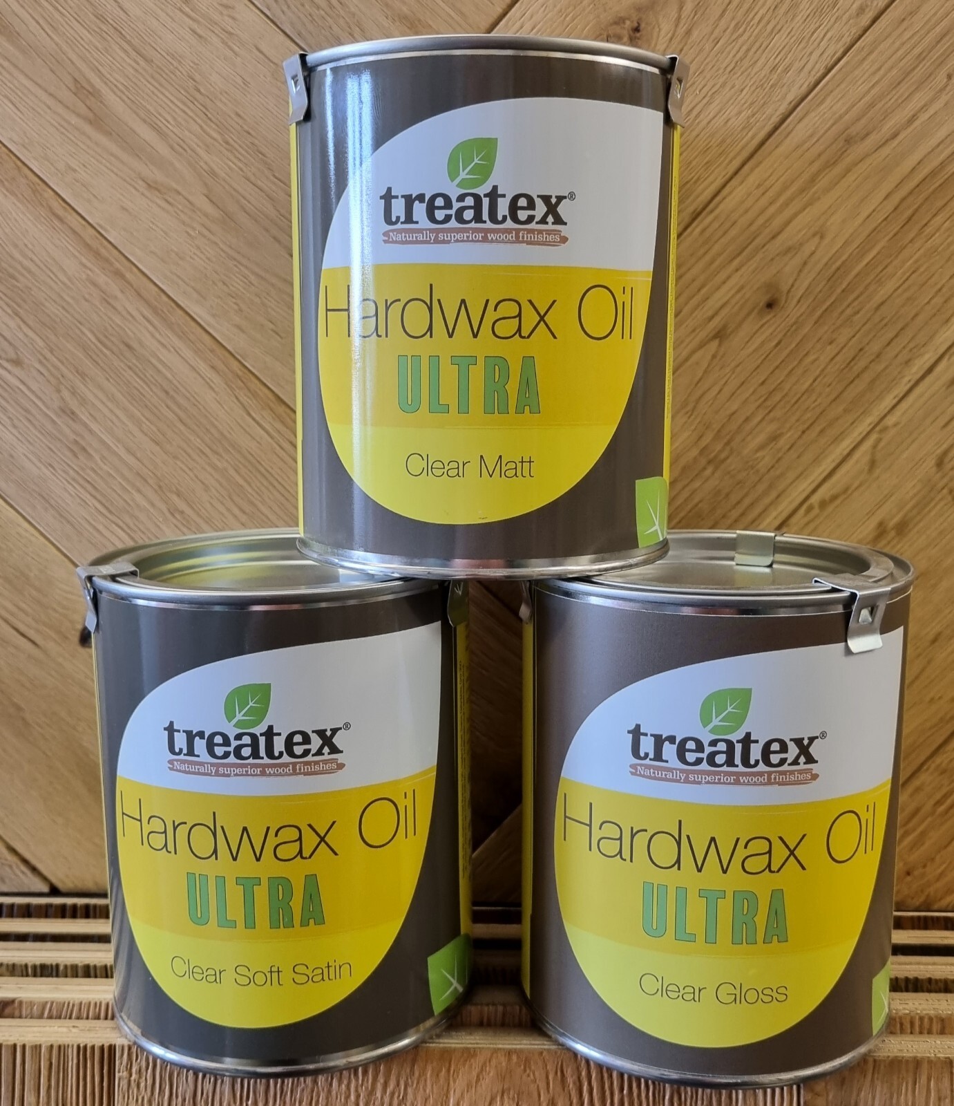 TREATEX Hard Wax Oil Clear MATT, SOFT SATIN or GLOSS for Wood Floors ...
