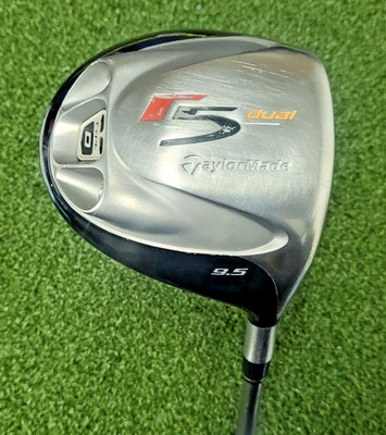 TaylorMade R5 Dual Driver 9.5* / RH / Stiff Graphite ~45" / NEW GRIP ...