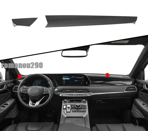 For Hyundai Palisade 2020-2021 Carbon Fiber Look Center Console Trim ...