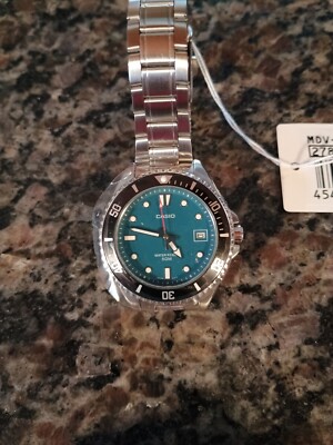 Casio MDV-10D-2A1V Blue Dial Dive Watch. | eBay