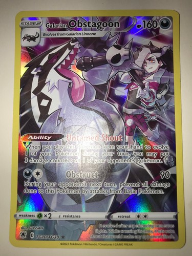 2022 Pokemon - Galarian Obstagoon TG10/TG30 Astral Radiance Full Art ...