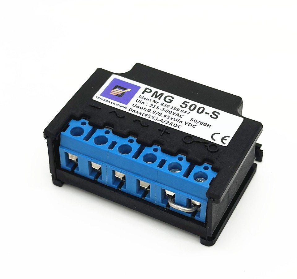 PMG 500-S Transformer Rectifier 215-500VAC 50/60Hz Motor Rectifier ...