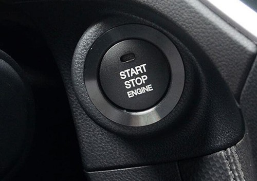 Fit For Subaru Outback 2015-19 Black Aluminum One-Button Start Switch ...