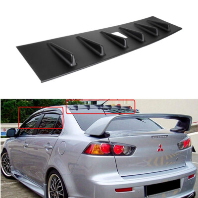 For 2008-16 Mitsubishi Lancer Shark Fin Vortex Generator Spoiler Wing ...