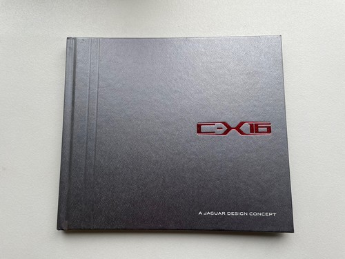 JAGUAR C-X16 DESIGN CONCEPT PRESS HARDBACK BROCHURE WITH CD INCLUDED ...
