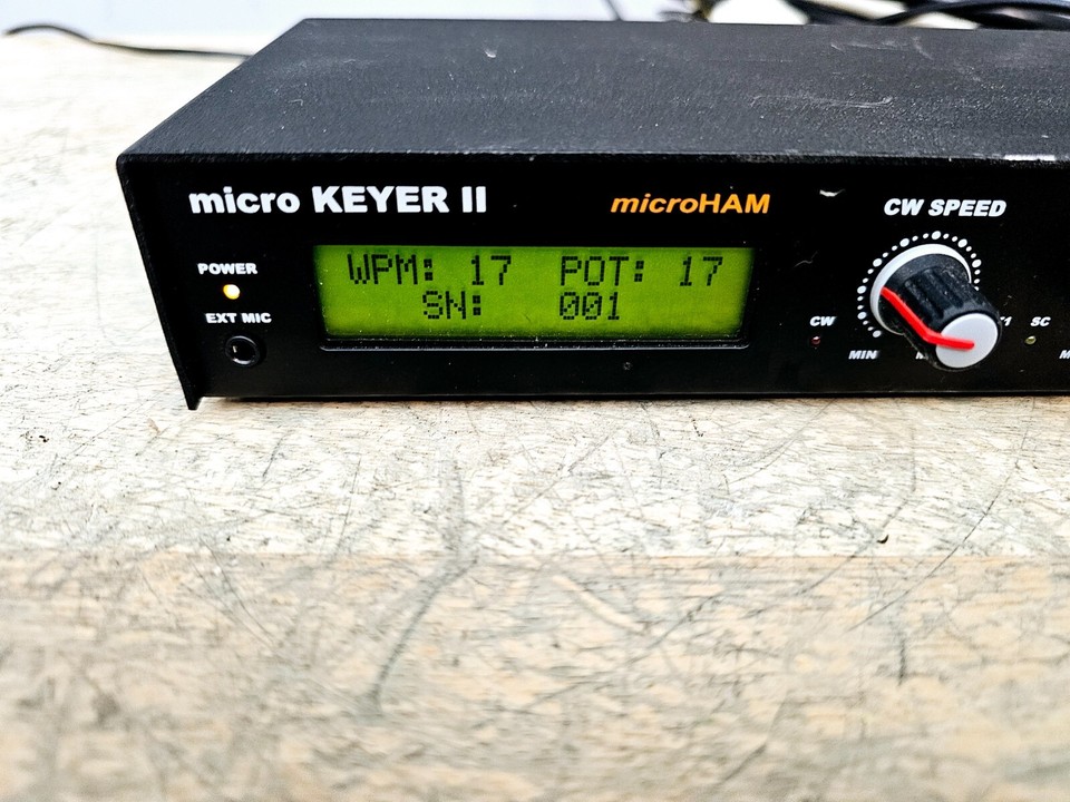 microHAM micro KEYER II with YAESU FT 1000 Cables C MY OTHER HAM RADIO ...