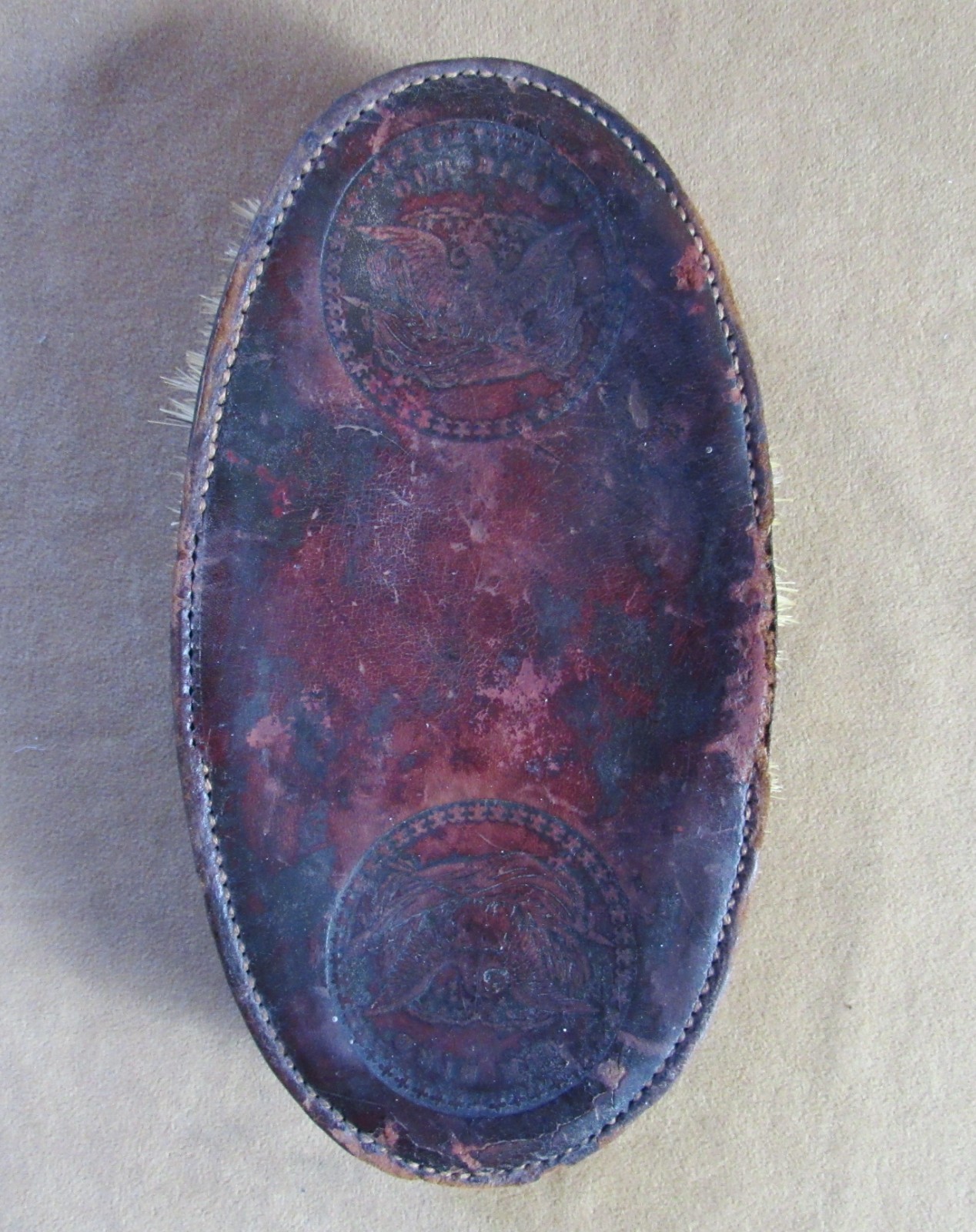 Civil War Patriotic Eagle Our Bird Leather US Cavalry Horse Grooming ...