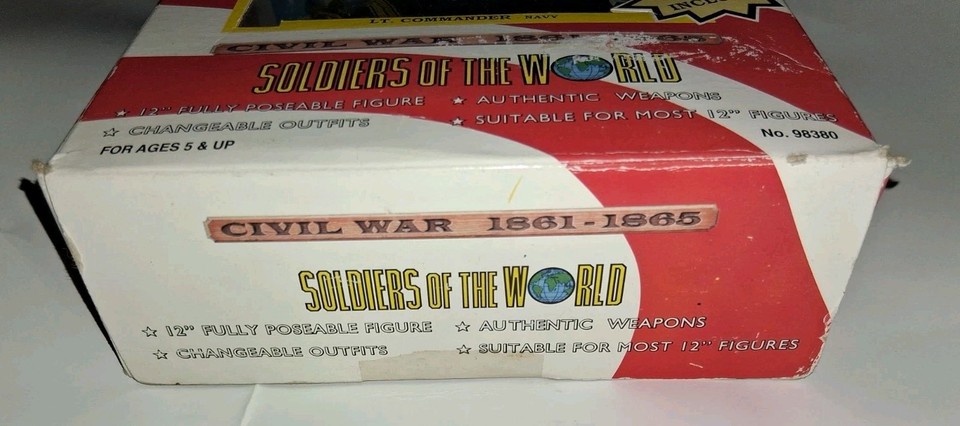 Soldiers of the World -Civil War Union Lt. Commander Navy 12" Figure ...