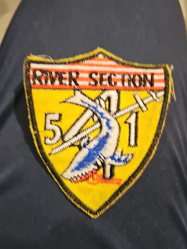 US Navy Machine Embroidered Patch RIVER Section Vietnam War ,inCountry ...
