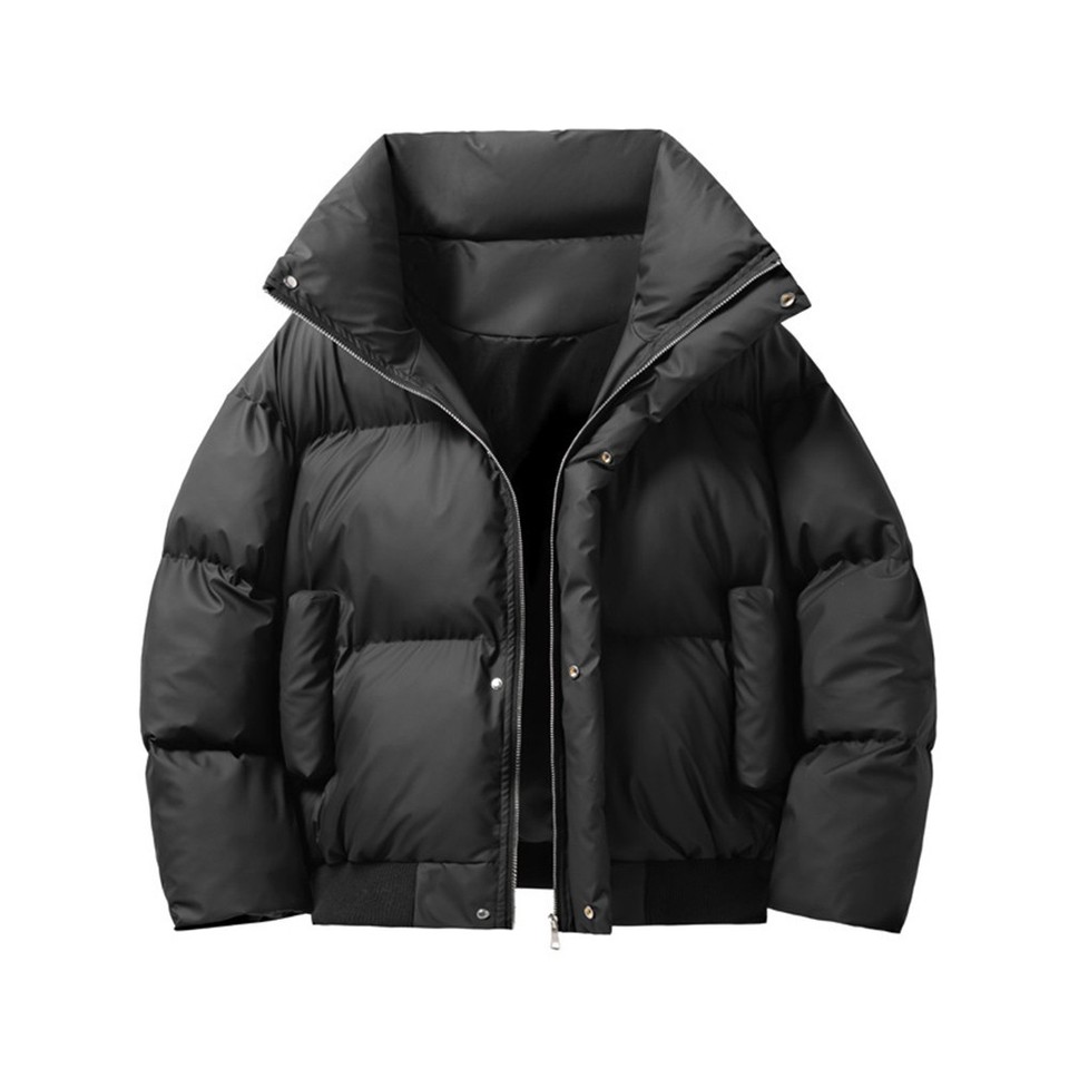 Everyday Layer Men Padded Jacket Quilted Jacket Solid Color Regular ...