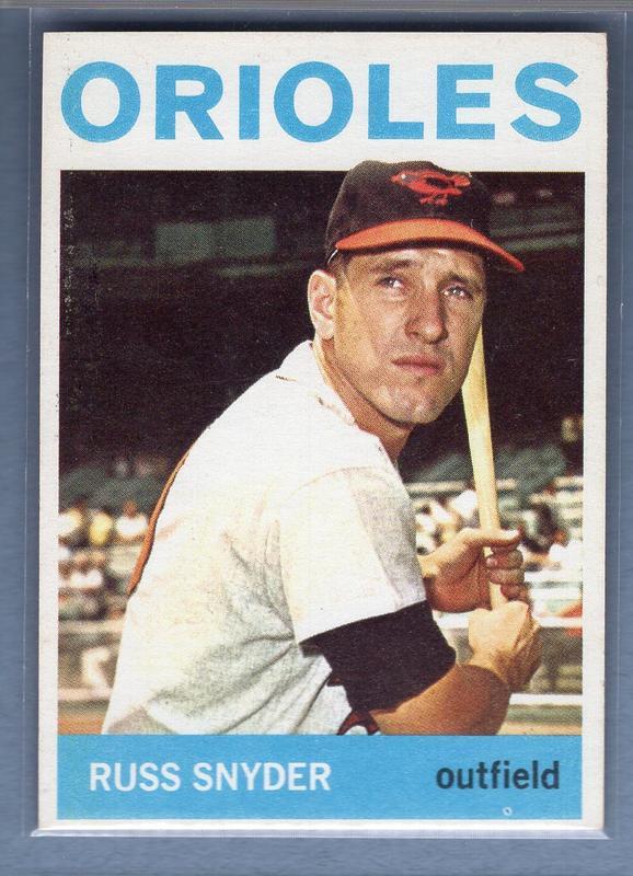1964 Topps #126 Russ Snyder EX GO220 | eBay